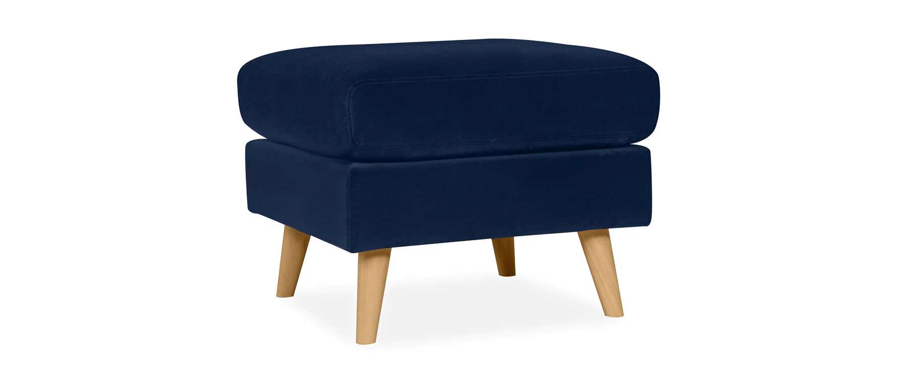 Navy pouffe stool store