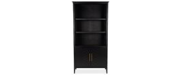 Maison Black Oak Tall Bookcase