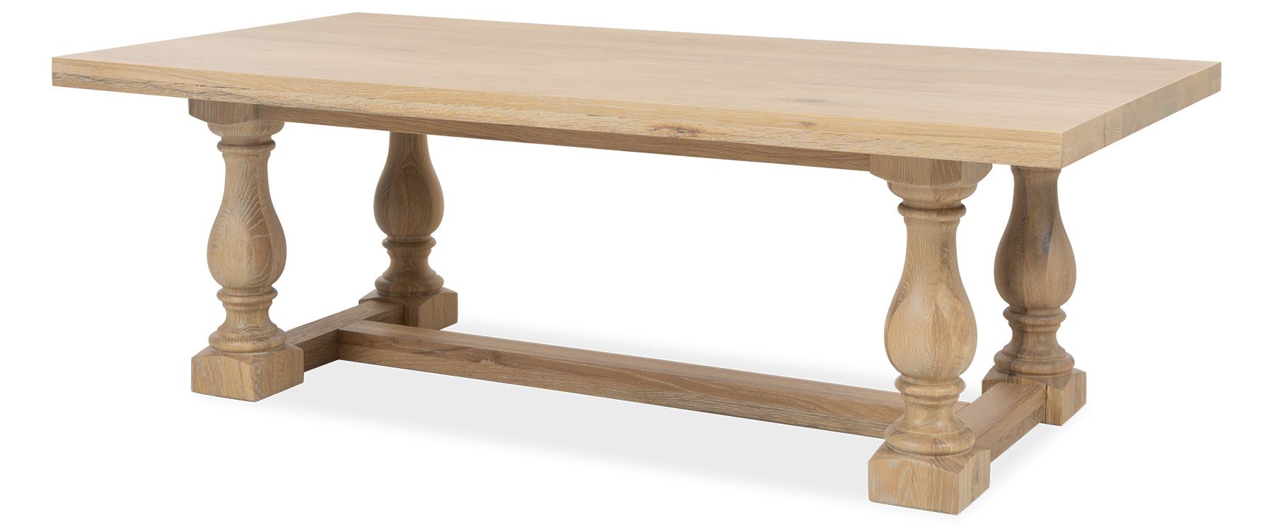 Heritage Natural Oak Rectangular Coffee Table – Country Style Solid Wood