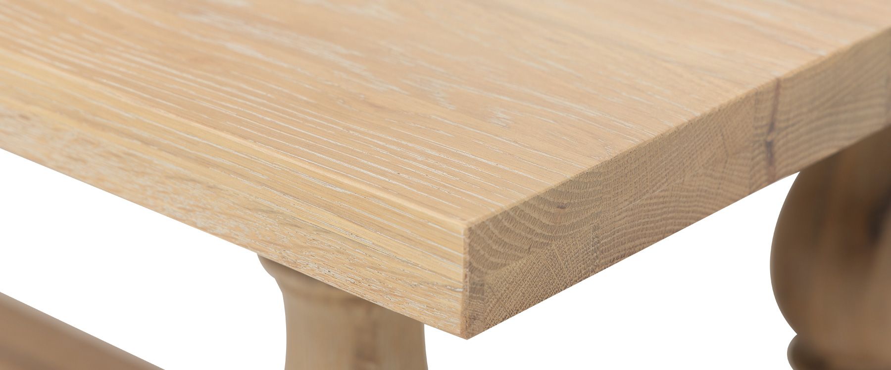 Heritage Natural Oak Rectangular Coffee Table – Country Style Solid Wood