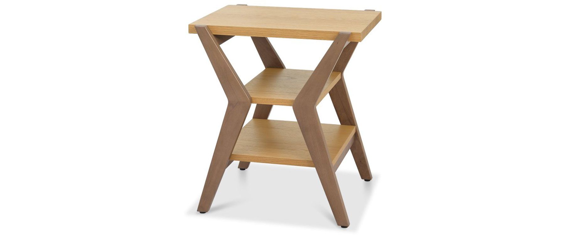 Kristen Weathered Oak Lamp Table – Functional Rustic Accent Piece