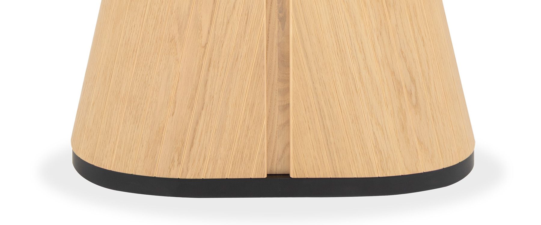 Vega Scandi Oak Oval Lamp Table – Modern Oak Accent Table for Your ...