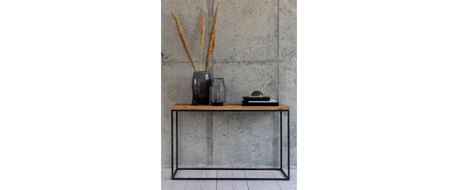 Calia Oak Console Table