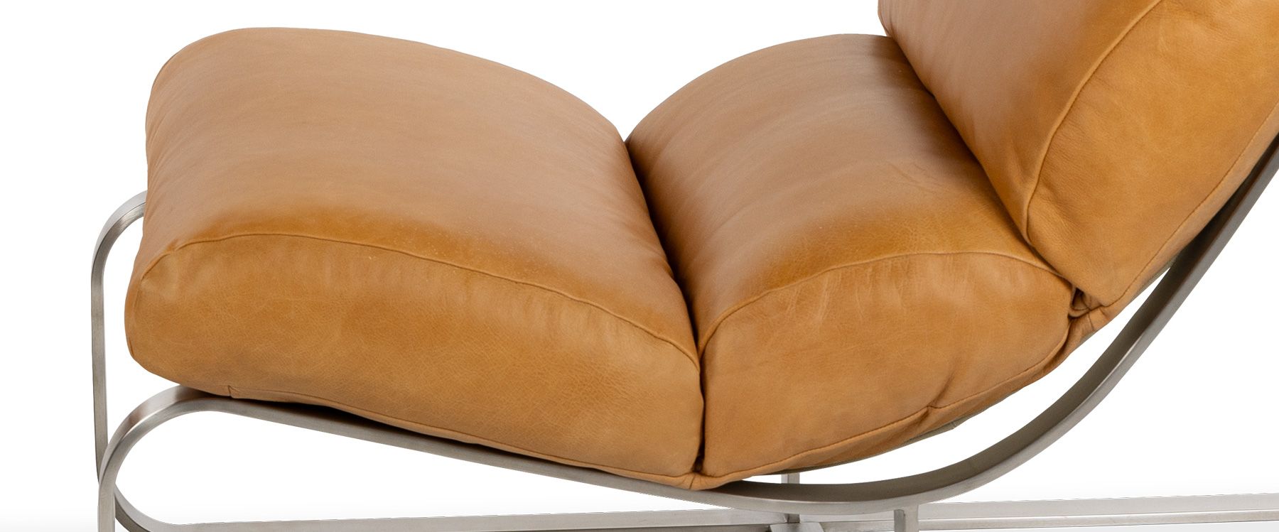 Fergus Charme Russett Leather Chair and Ottoman