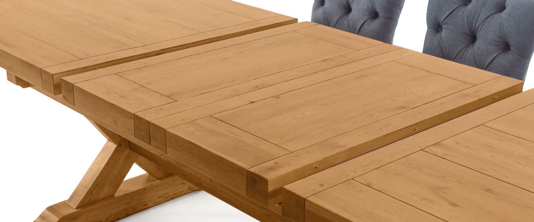 Athens Oak Rectangle Extending Dining Table