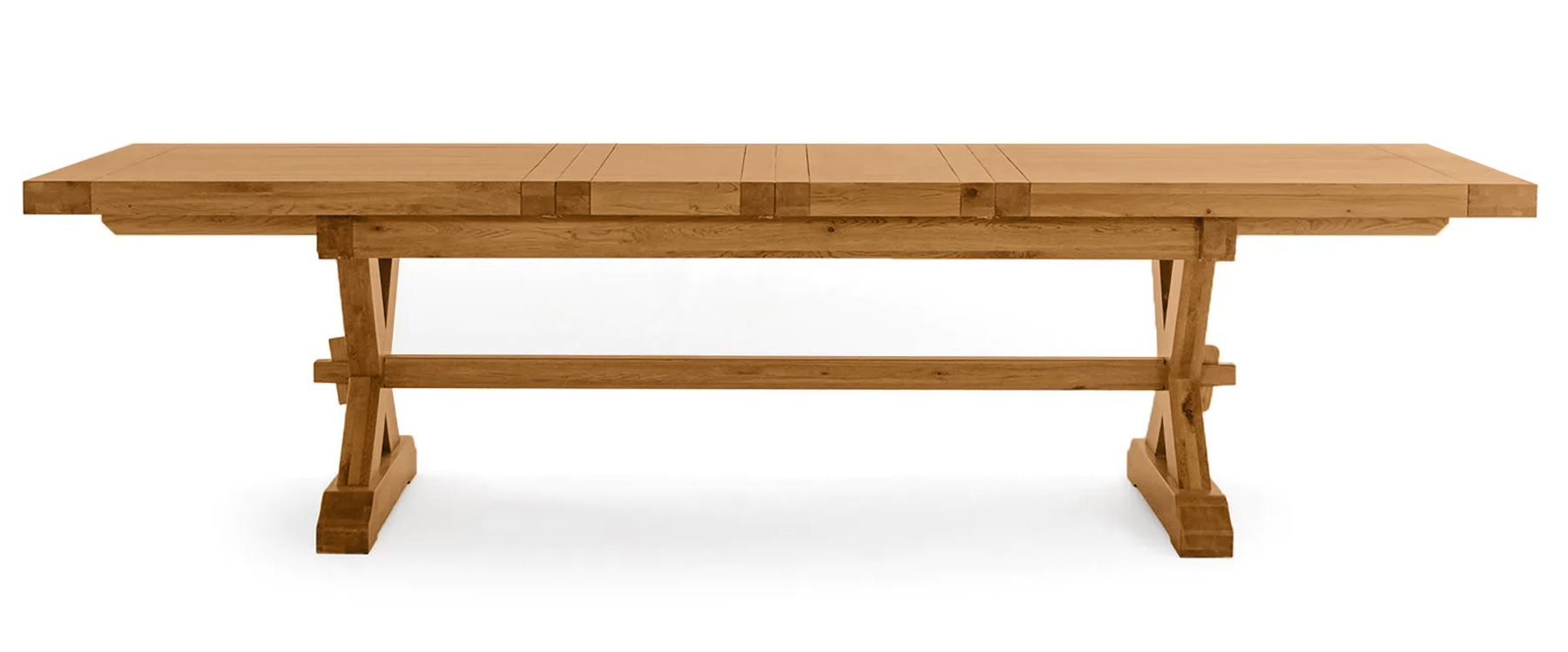 Athens Oak Rectangle Extending Dining Table