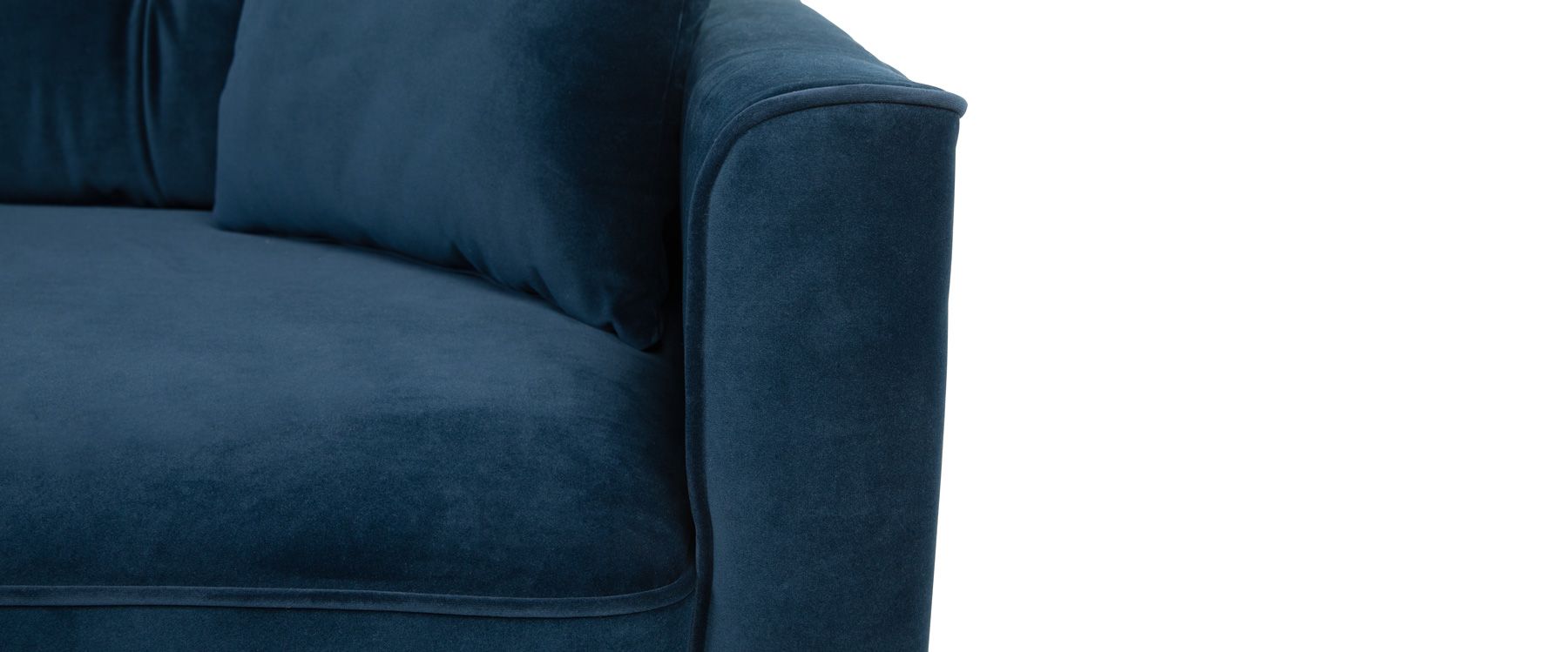 Inspire Navy Velvet 3 Seater Sofa | EZ Living Interiors