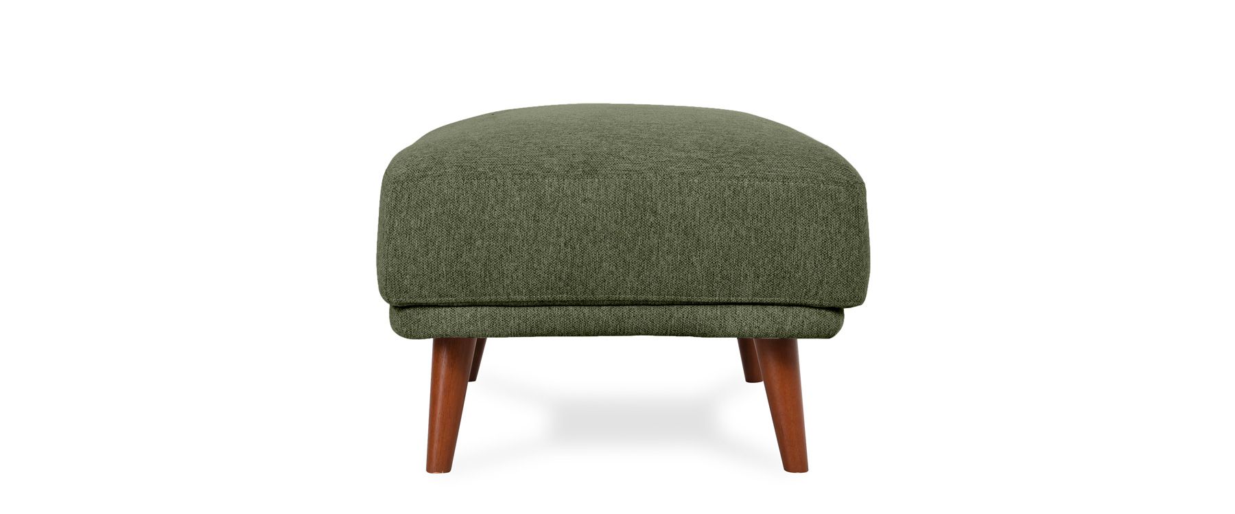 Avery Moss Green Fabric Footstool