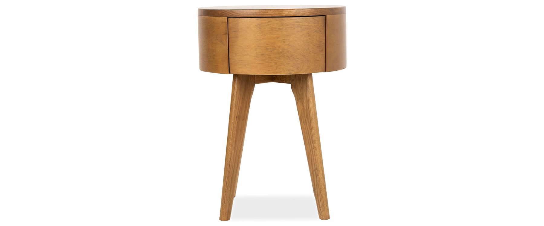 Azara Round 1 Drawer Bedside Locker