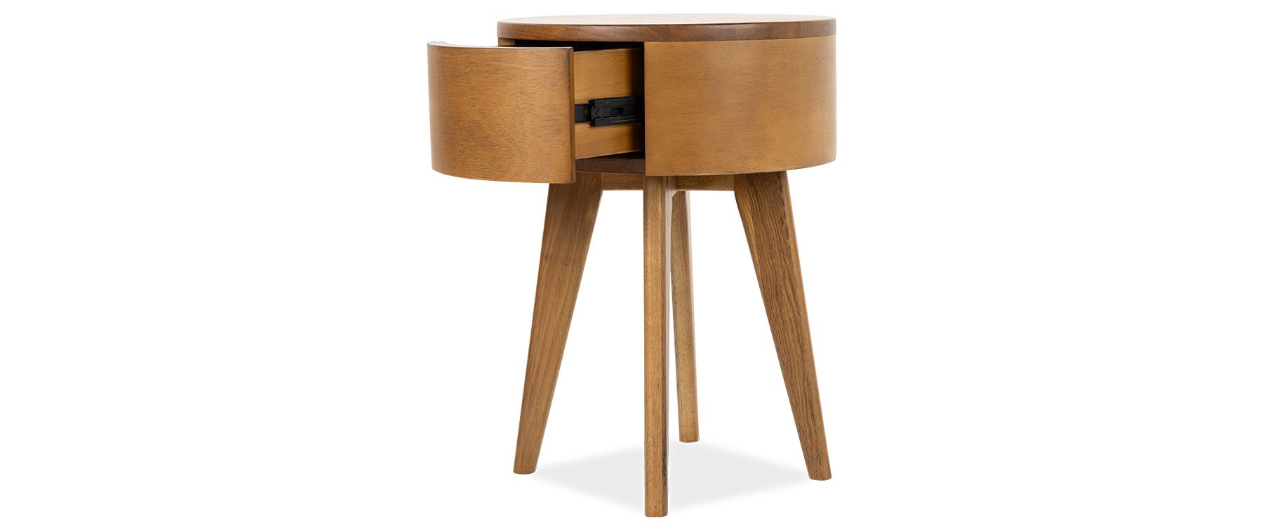 Azara Round 1 Drawer Bedside Locker