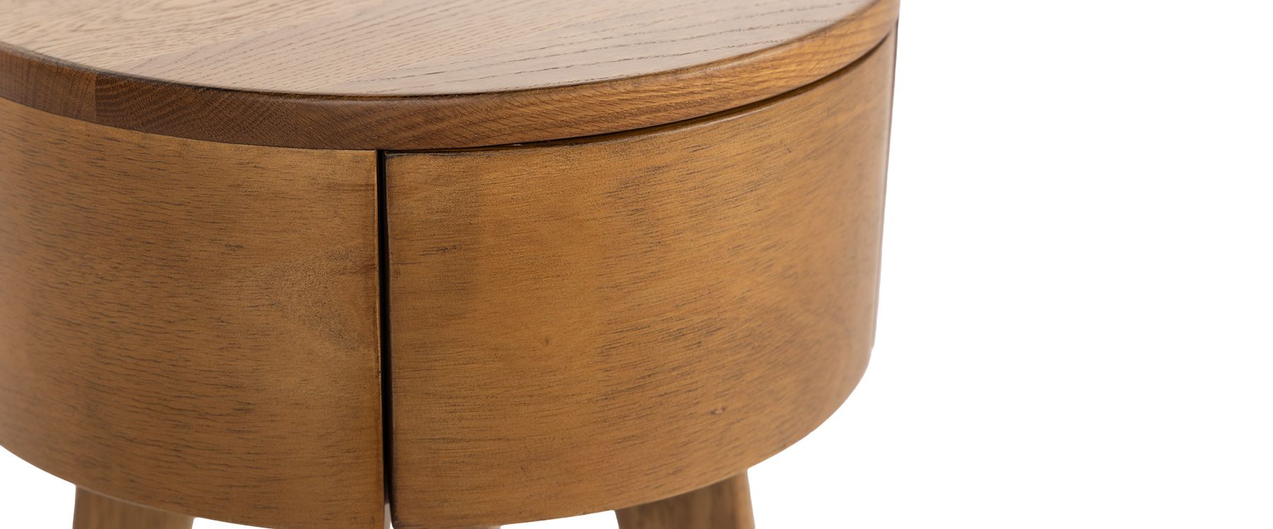 Azara Round 1 Drawer Bedside Locker