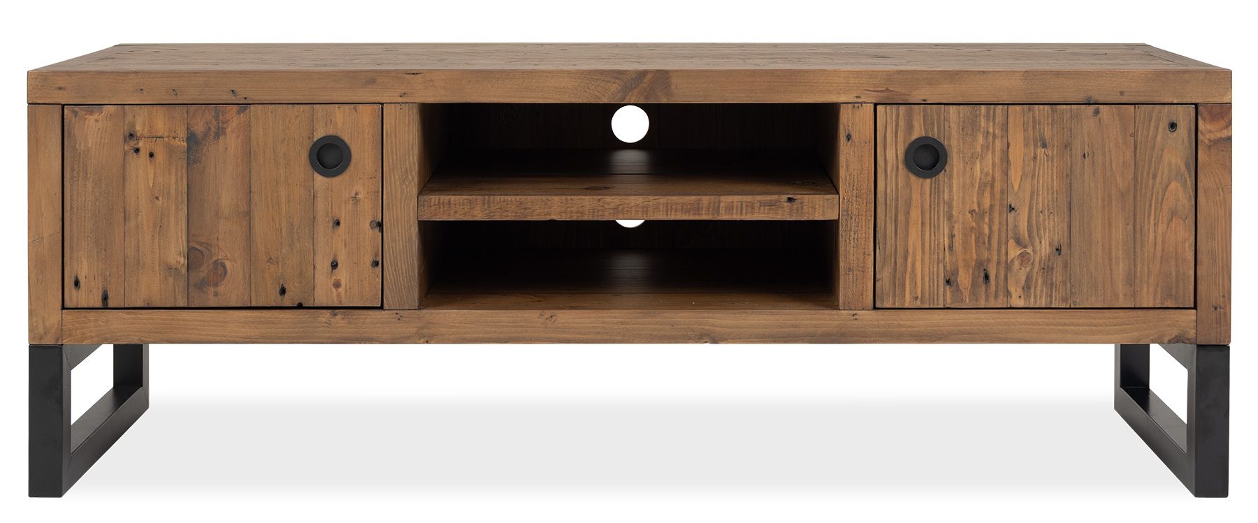Quest Dark Pine Wooden TV Unit – Rustic & Stylish Entertainment Stand
