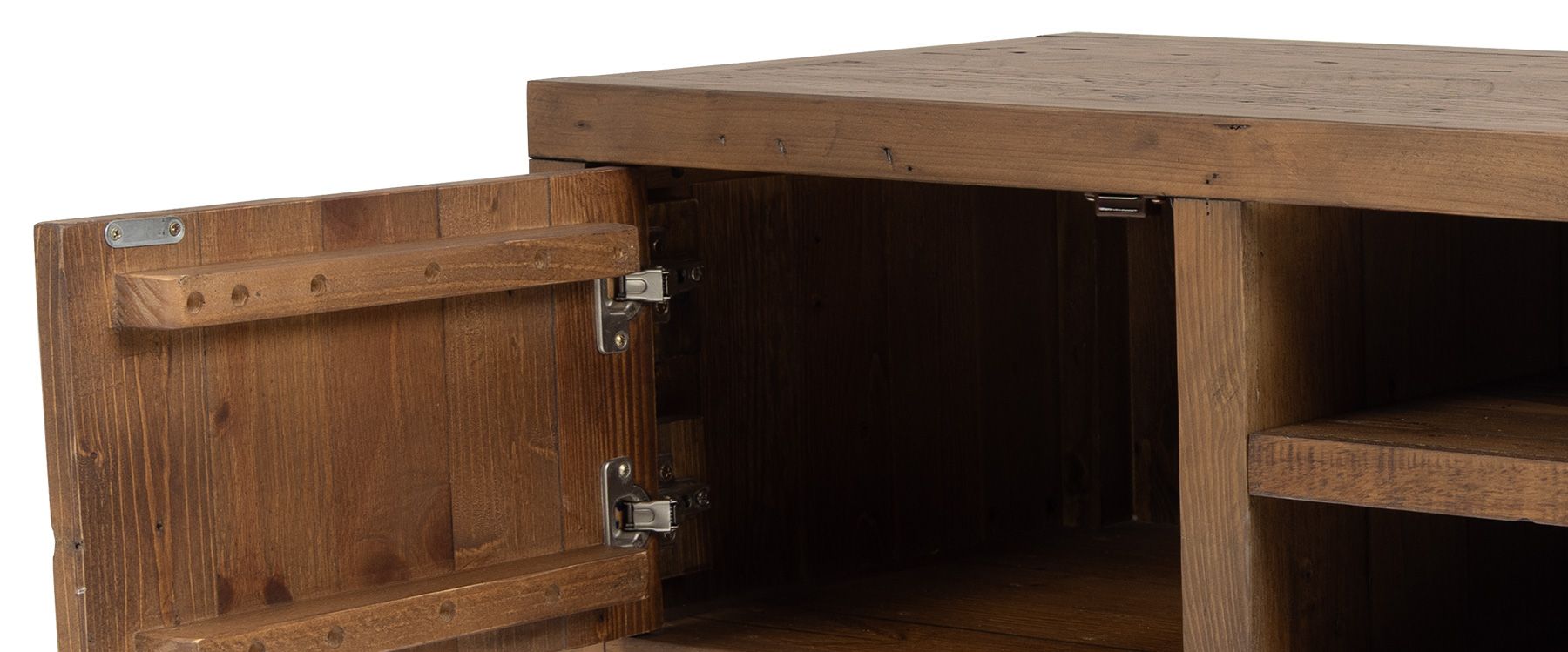 Quest Dark Pine Wooden TV Unit – Rustic & Stylish Entertainment Stand