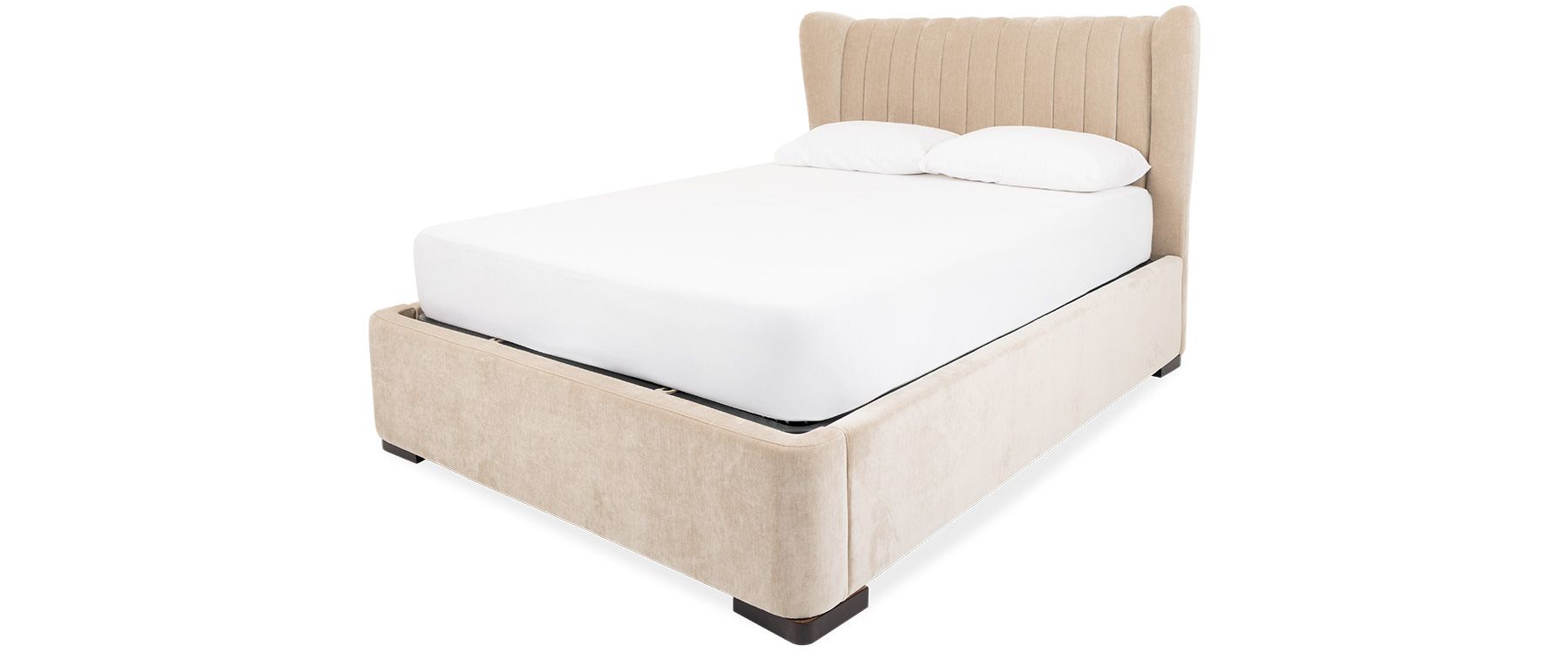 Stella Beige 5ft Ottoman Storage Bedframe