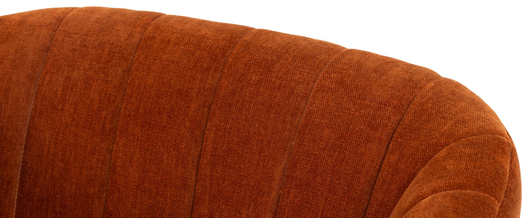 Tubby Terracotta Velvet Swivel Armchair | Stylish & Cozy Accent Chair