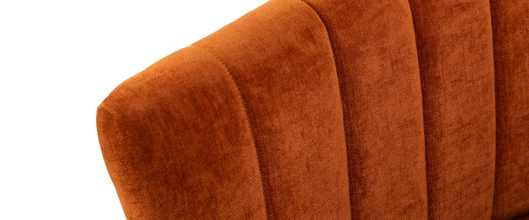 Tubby Terracotta Velvet Swivel Armchair | Stylish & Cozy Accent Chair